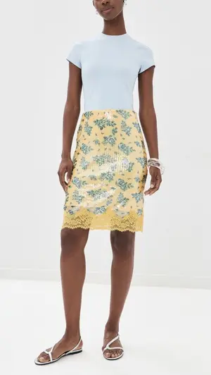 Endless Rose Sequin Printed Skirt
