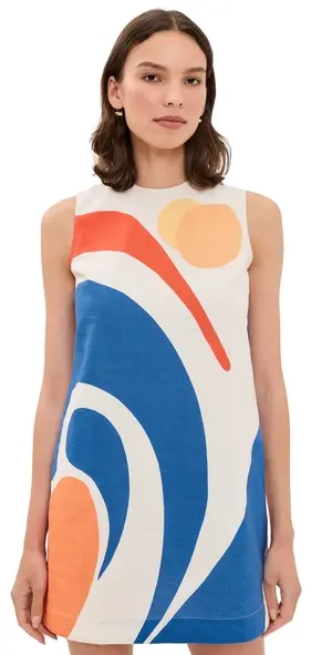 DE LORETA Mundo Dress - Olas