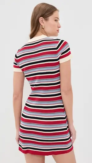 ROWING BLAZERS Knit Polo Mini Dress