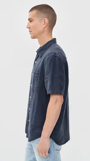 Madewell Short Sleeve Linen Shirt