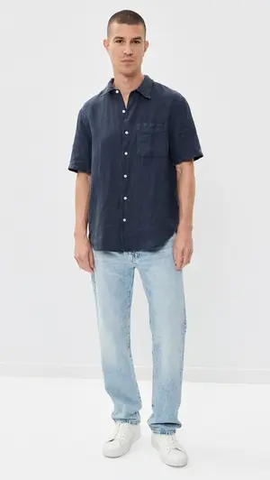 Madewell Short Sleeve Linen Shirt