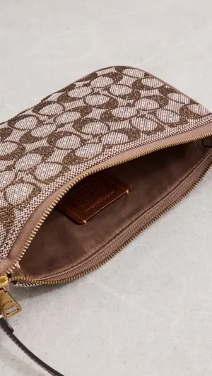 COACH Crystal Signature Jacquard Plaza Bag