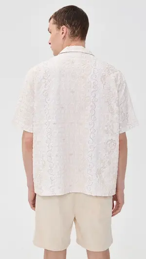 Adidas Printed Seersucker Resort Shirt
