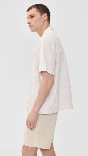 Adidas Printed Seersucker Resort Shirt