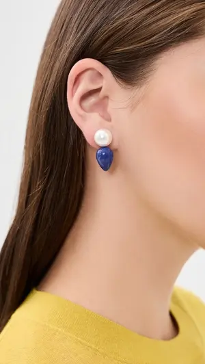 Lele Sadoughi Double Drop Vessel Earring