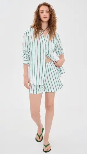 Z Supply Saturdays Stripe Shirt