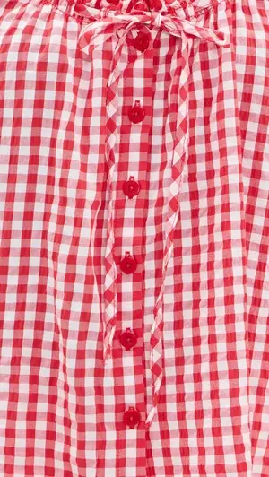Splendid Gigi Gingham Top