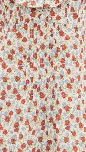 Sea Viera Print Midi Dress