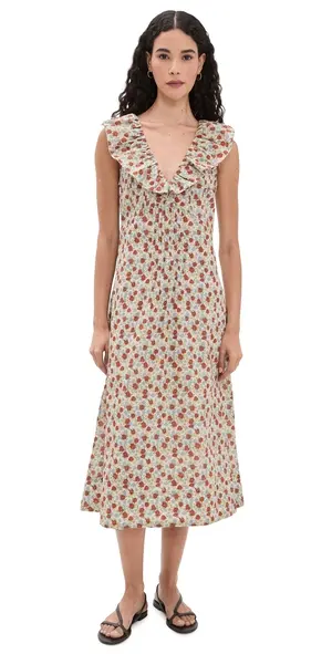 Sea Viera Print Midi Dress - Multi