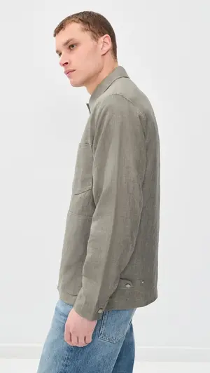 Rag & Bone Calder Linen Workwear Jacket