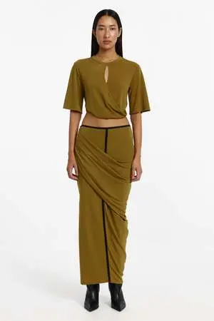 Significant Other Jolie Maxi Skirt - Mossgold