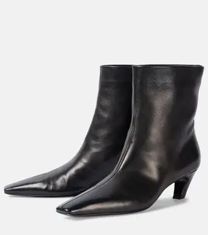 Khaite Arizona Square-toe Ankle Boots