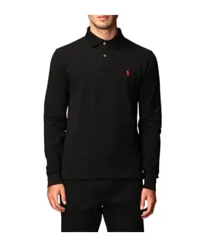 Polo Ralph Lauren Pony Embroidered Long-sleeved Polo Shirt