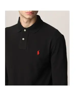 Polo Ralph Lauren Pony Embroidered Long-sleeved Polo Shirt
