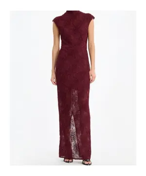 ROTATE BY BIRGER CHRISTENSEN Floral Maxi Dress