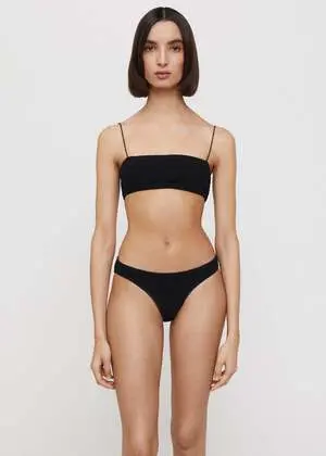 TOTEME Smocked-finish Bikini Bottoms