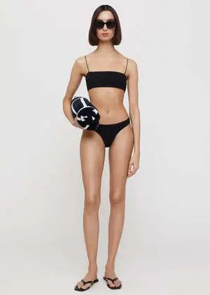 TOTEME Smocked-finish Bikini Bottoms