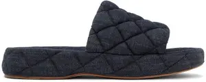 Bottega Veneta Quilted Flat Slippers