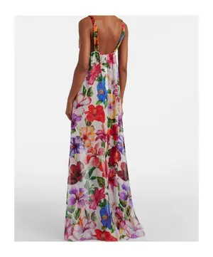 Dolce & Gabbana Floral Silk Chiffon Top
