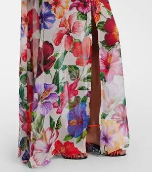 Dolce & Gabbana Floral Silk Chiffon Top