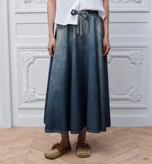 Dior Mid-length Belted Skirt