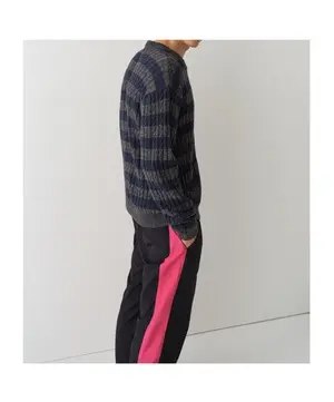 Gimaguas Martin Striped Cable-knit Jumper