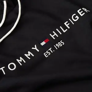 Tommy Hilfiger Logo Print Pullover Hoodie
