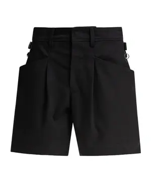 Isabel Marant Étoile Pleated Cotton Shorts