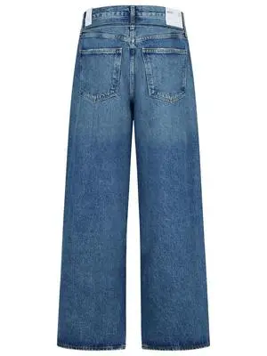 AGOLDE Emmi Belted Wide-leg Jeans - No