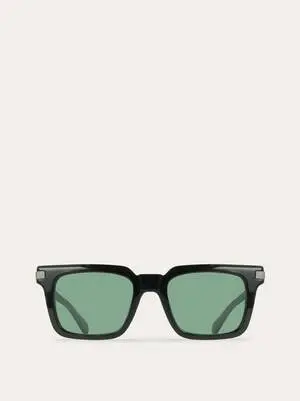 FERRAGAMO Rectangular Frame Sunglasses - Black
