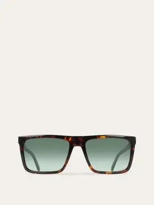 FERRAGAMO Ferragamo Rectangular Frame Sunglasses Brown