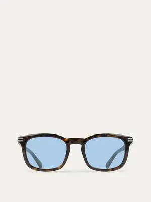 FERRAGAMO Rectangular Frame Sunglasses - Brown