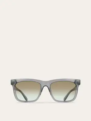 FERRAGAMO Rectangular Frame Sunglasses - Grey