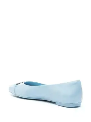 FERRAGAMO Gancini Patent Leather Ballet Flats