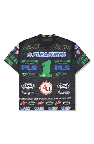 PLEASURES Oral Graphic Mesh T-shirt
