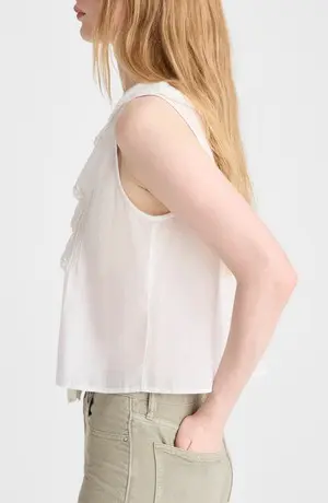 Madewell Blaire Ruffle Sleeveless Top