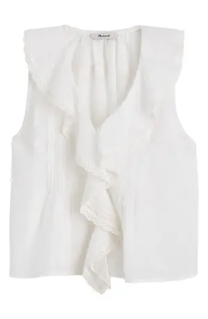 Madewell Blaire Ruffle Sleeveless Top