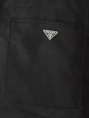 Prada Logo Plaque Trousers