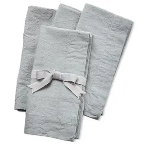 TAG Threads Slub Napkin Set Of 4 - Gray