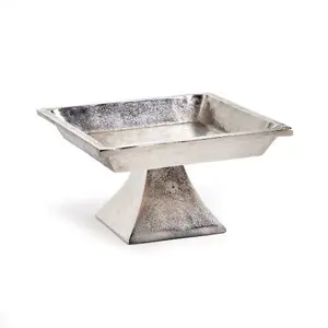 NAPA HOME & GARDEN Gatlin Decorative Pedestal - Silver