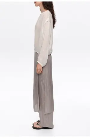 Bimba Y Lola Fluid Ankle Length Skort