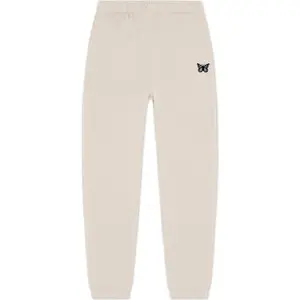 DALIX Butterfly Midweight Relaxed Fleece Track Pants Bone