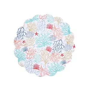 C&F HOME Coral Cove Round Set Of 6 Placemats 17