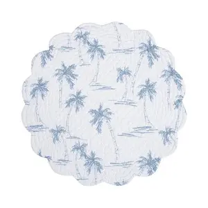 C&F HOME Paradise Round Set Of 6 Placemats 17"