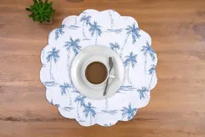 C&F HOME Paradise Round Set Of 6 Placemats 17"