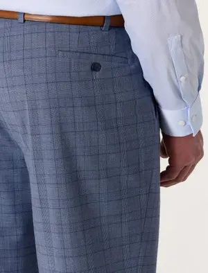 Michael Kors Big & Tall Glen Plaid Suit Pants