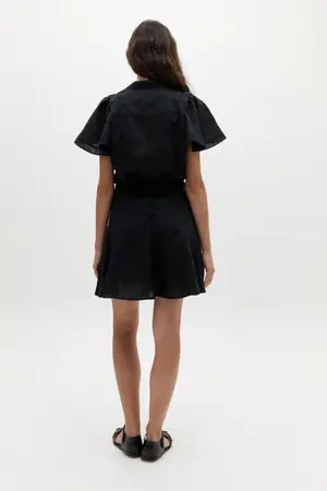 Lanhtropy Willow Linen Shirt - Black
