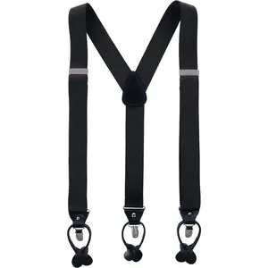 ASCENTIX Classic Stretch Convertible Suspenders - Black