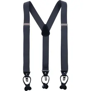ASCENTIX Classic Stretch Convertible Suspenders - Gray