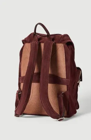 Brunello Cucinelli Suede Leisure Backpack